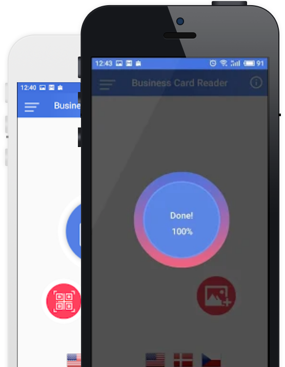 Business Card Reader for your CRM system